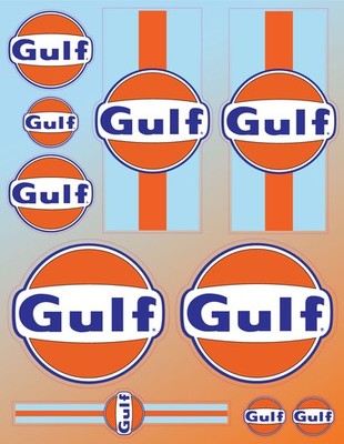 Gulf Livery stickers set Gulf Livery decals, stickers graphics decals ...
