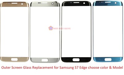 Front Outer touch Screen Glass replacement part for Samsung Galaxy S7 ...