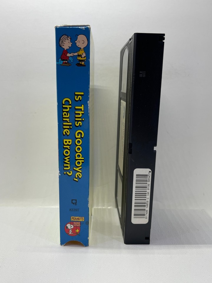 Snoopy Peanuts VHS Is This Goodbye, Charlie Brown Rare Special Vintage ...