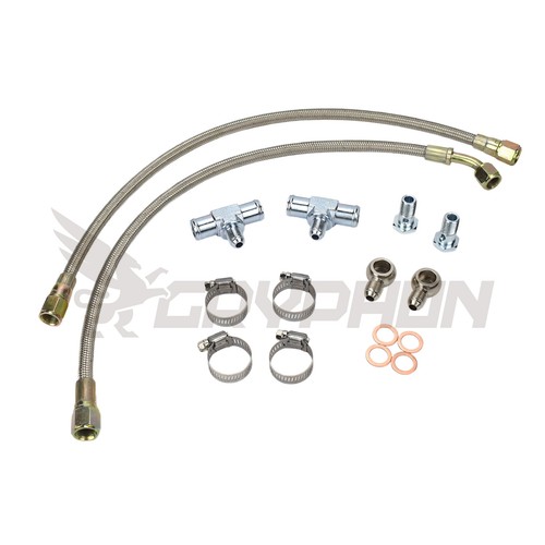 Turbo Water Line Kit for Toyota Hilux 2RZ-FE 3RZ-FE BorgWarner EFR 7670 ...