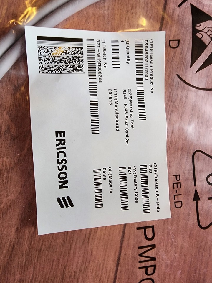New Ericsson TSR4820211/2000, Connection Cable | eBay