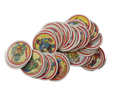 1992 Teenage Mutant Ninja Turtles Complete Insert Disc Pog Set ...
