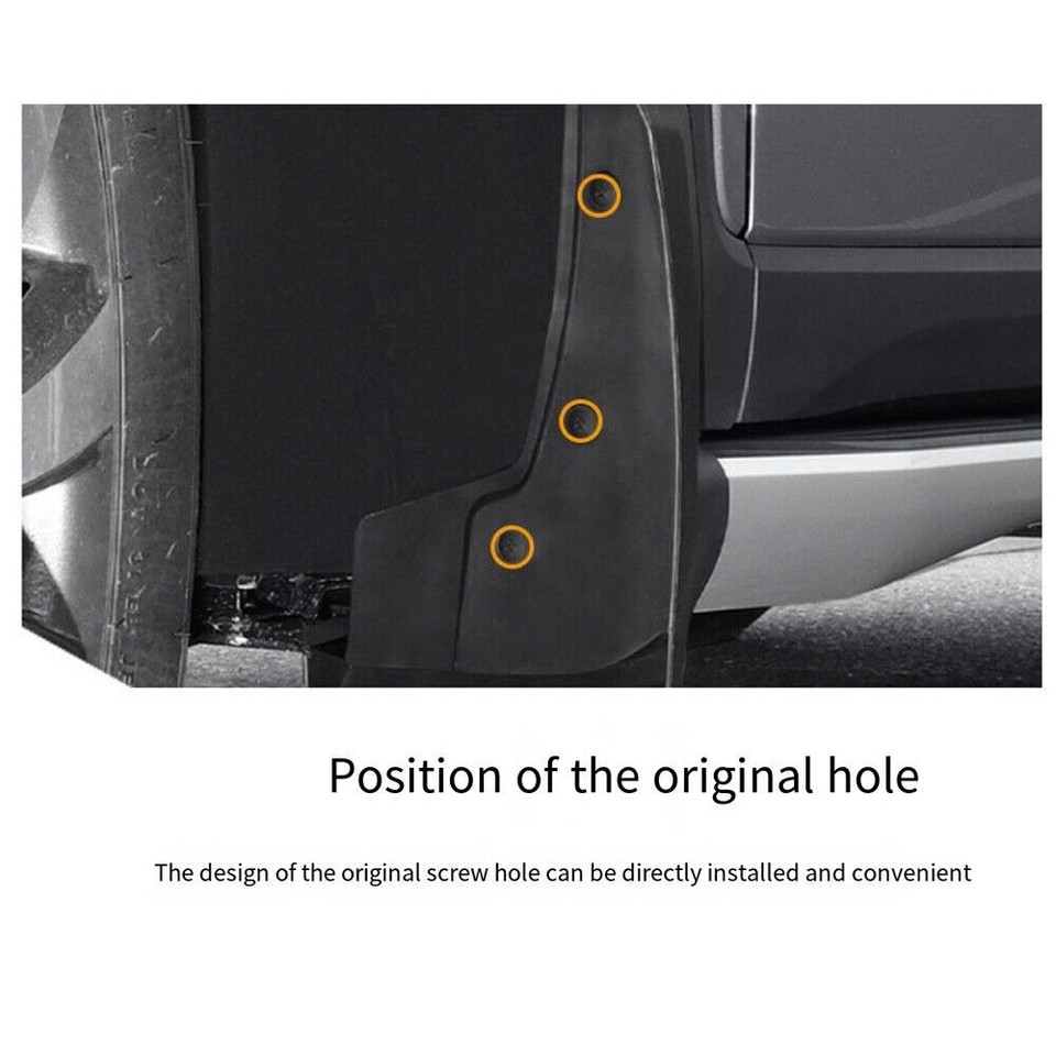 4pcs Front & Rear Splash Guards Mud Flaps For 2020-2025 Ford Explorer ...