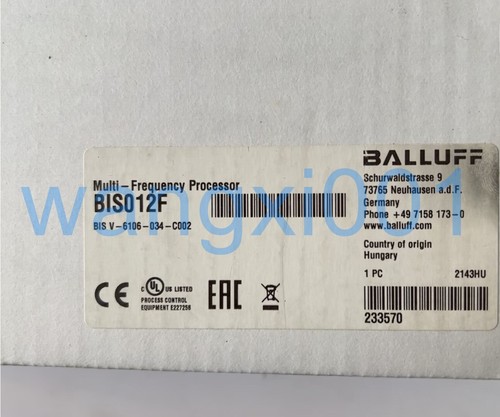 New unopened BALLUFF Read write head controller BIS012F BIS V-6106-034 ...