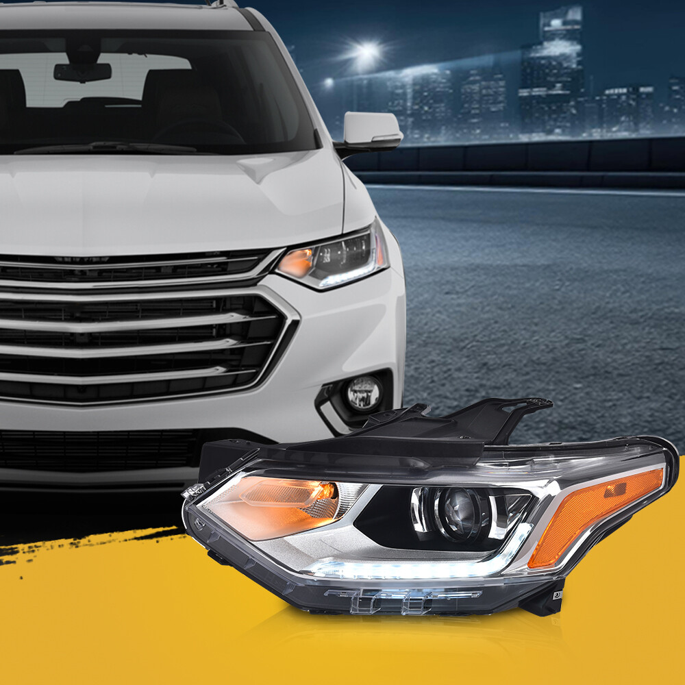 Fit For Chevy Traverse 2018-2021 HID Headlight Lamps LED DRL Driver ...