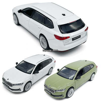 1:35 Skoda Superb IV Combi Model Car Alloy Diecast Toy Cars Doors Open ...