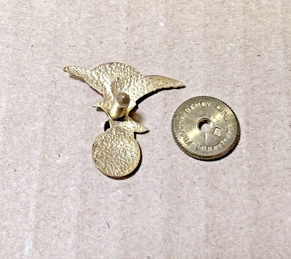 FAI Federation Aeronautique Internationale Screw Back Pin Eagle and ...