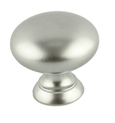 (5 Pack) 1-1/4 inch Classic Country Store Knob Matte Chrome | eBay