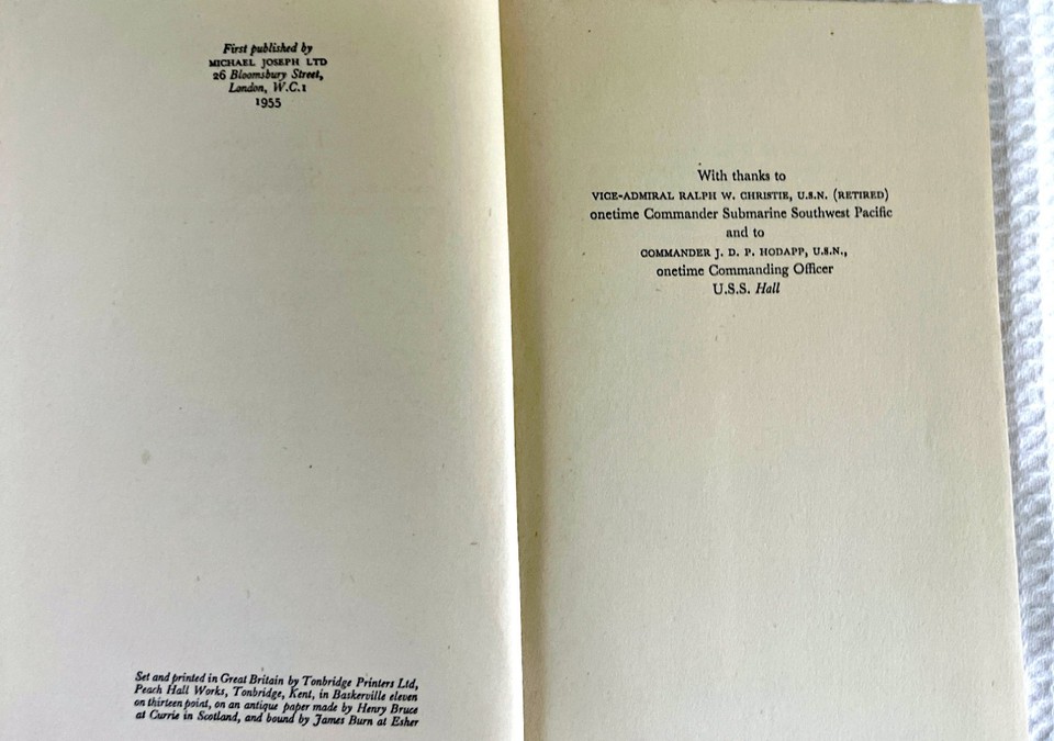 The Good Shepherd C S Forester First Edition 1955 Hardcover & Dust ...