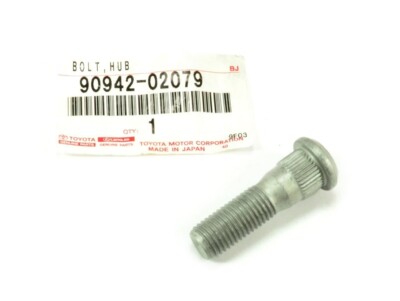 GENUINE REAR AXLE HUB BOLT WHEEL STUD 90942-02079 - TOYOTA HILUX MK6/7 ...