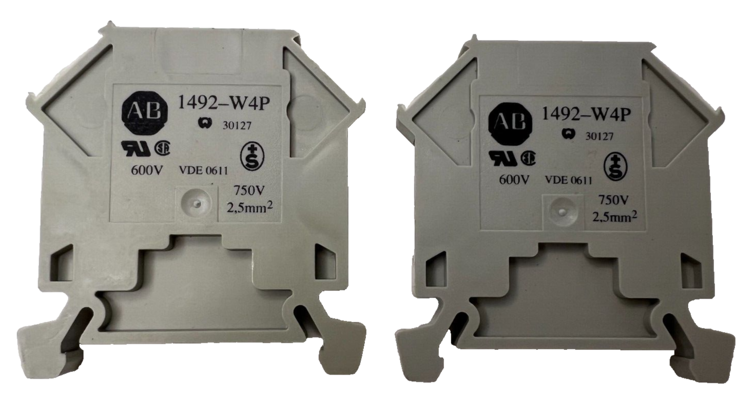 ALLEN BRADLEY 1492-W4P TERMINAL BLOCK *** LOT OF 2 *** | eBay