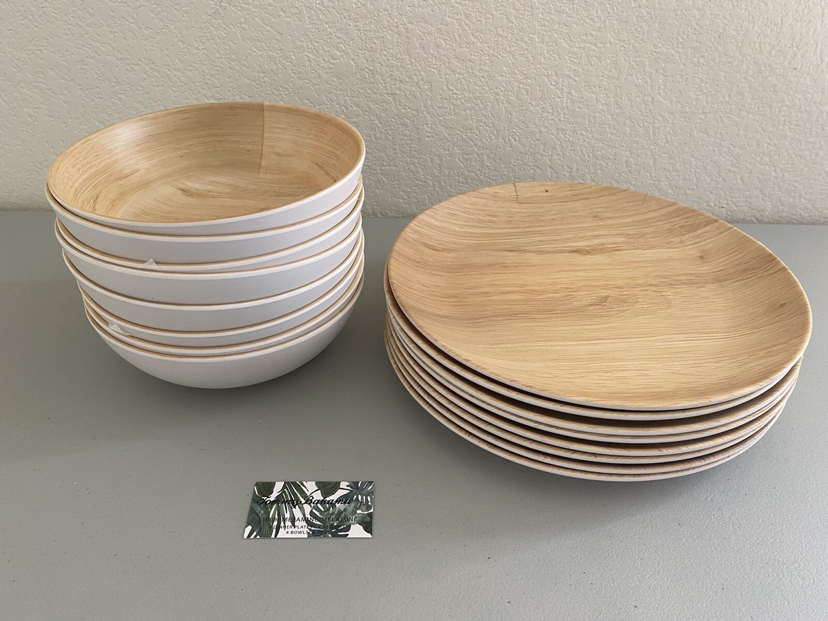 Tommy Bahamas Bamboo 8 Plates & 8 Bowls | eBay Tommy Bahamas Bamboo 8 Plates & 8 Bowls | eBay