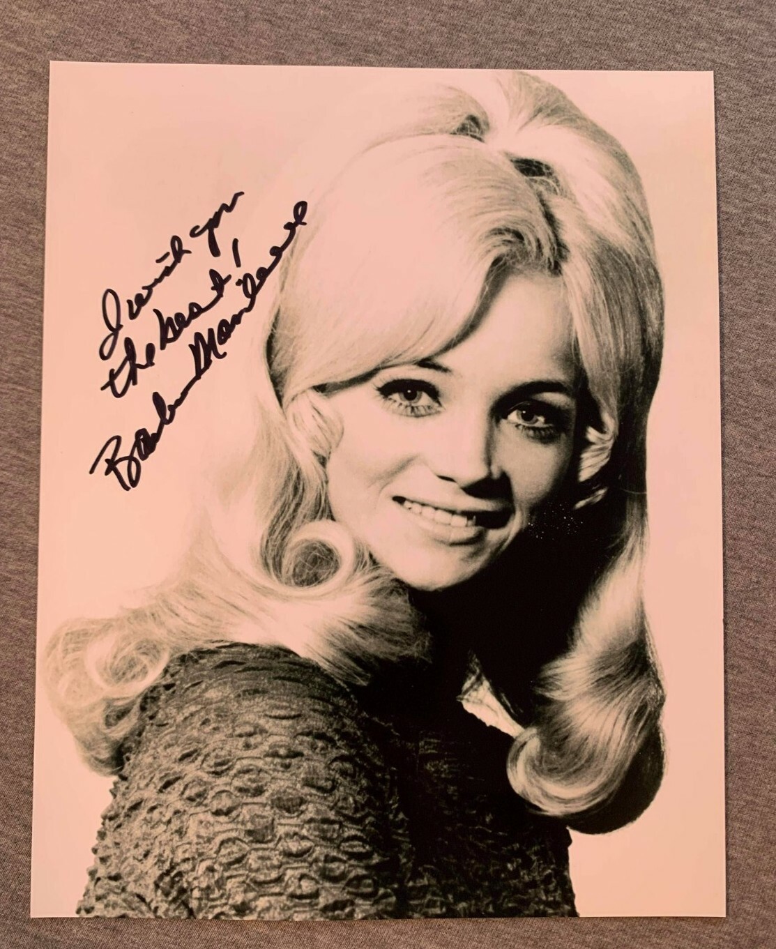 COUNTRY MUSIC STAR- BARBARA MANDRELL AUTOGRAPH 8x10 PORTRAIT PHOTO #1 ...