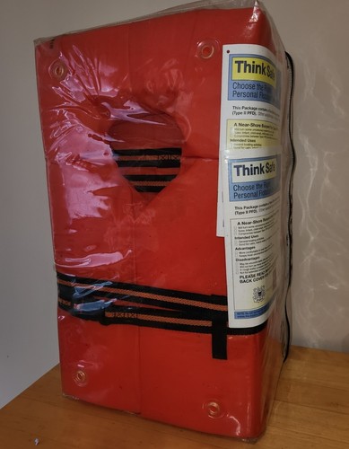 Think Safe Near Shore Personal Life Vest Adult Universal Buoyant ...