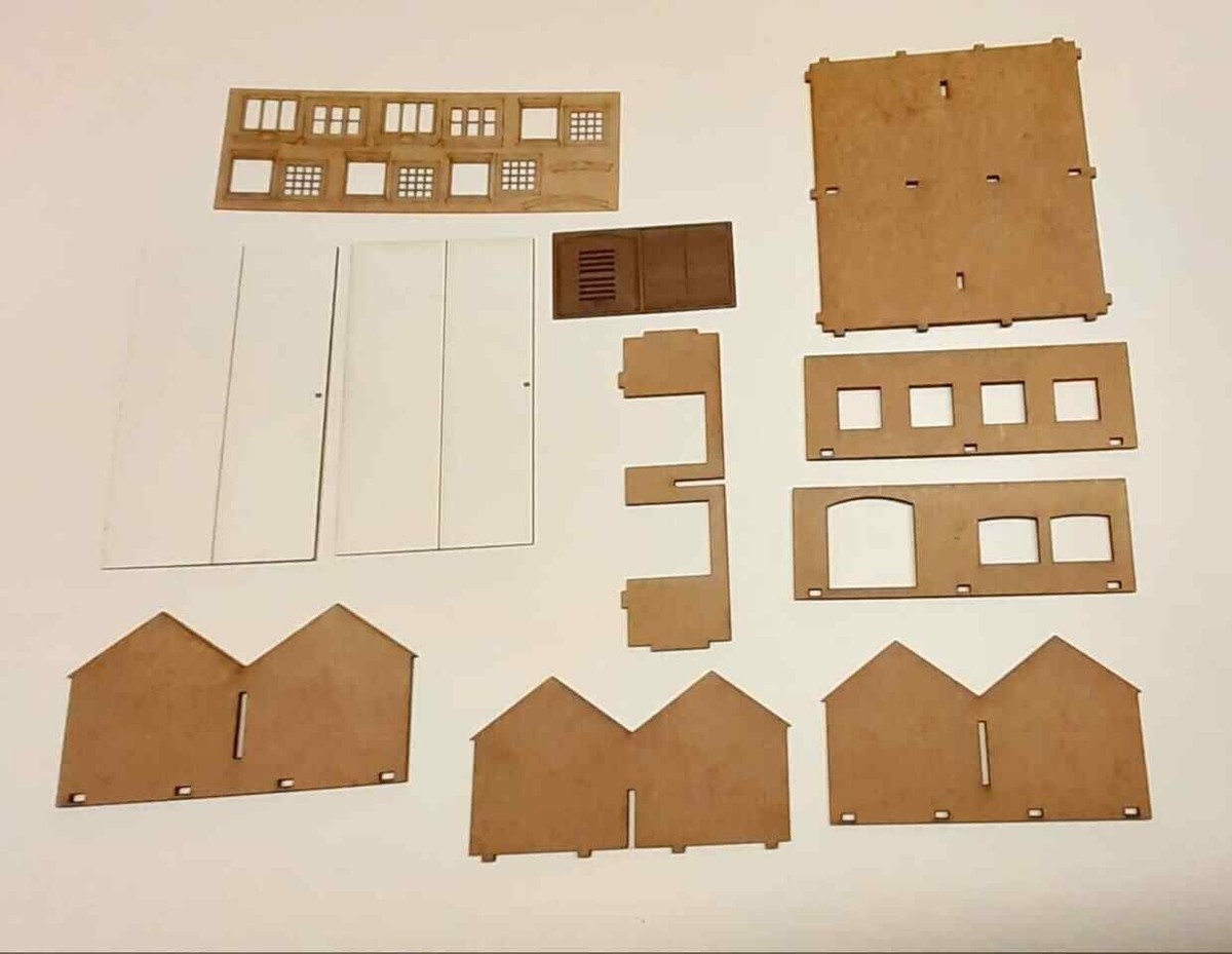 Laser Cutting Kits Uk Laser-Cut Wooden Harbour Retaining Wall Kit - 00 ...