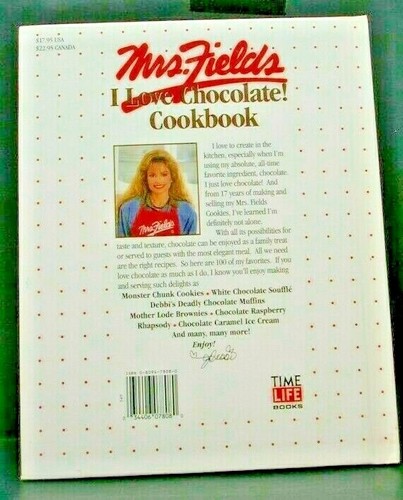 The Mrs. Fields I Love Chocolate Cookbook by Debbi Fields (1999 ...