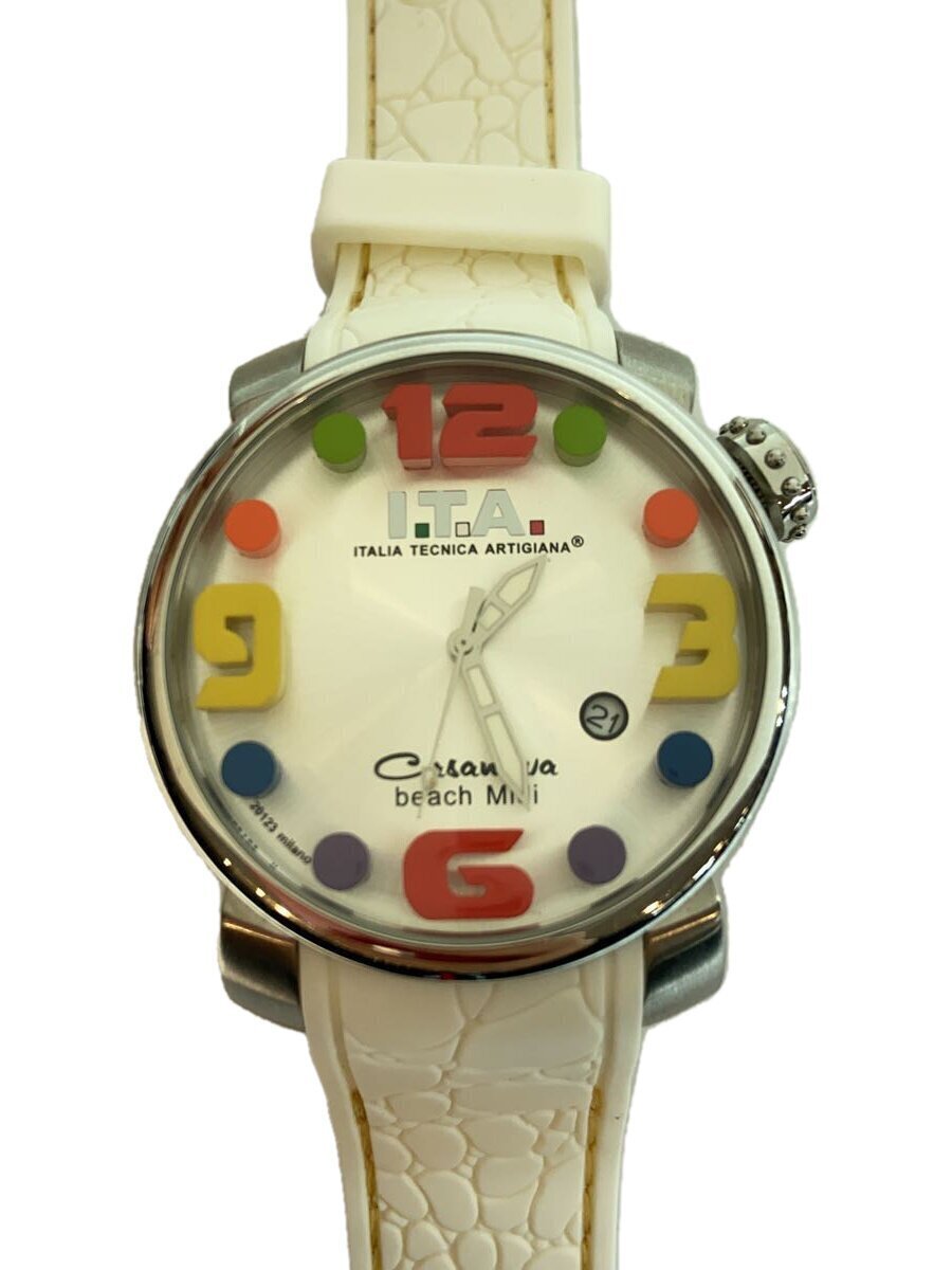 I.T.A. Casanova Beach Midi Quartz Analog Rubber Strap I.T.A. Casanova Beach Midi Quartz Analog Rubber Strap