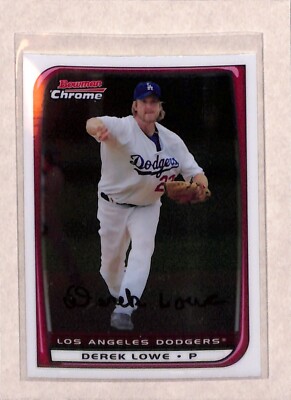 2008 Bowman Chrome 69 Derek Lowe NM | eBay