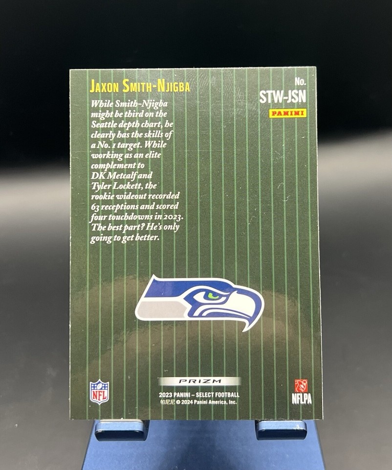 2023 Select Jaxon Smith-Njigba Silver Prizm Score Select Throwback RC # ...