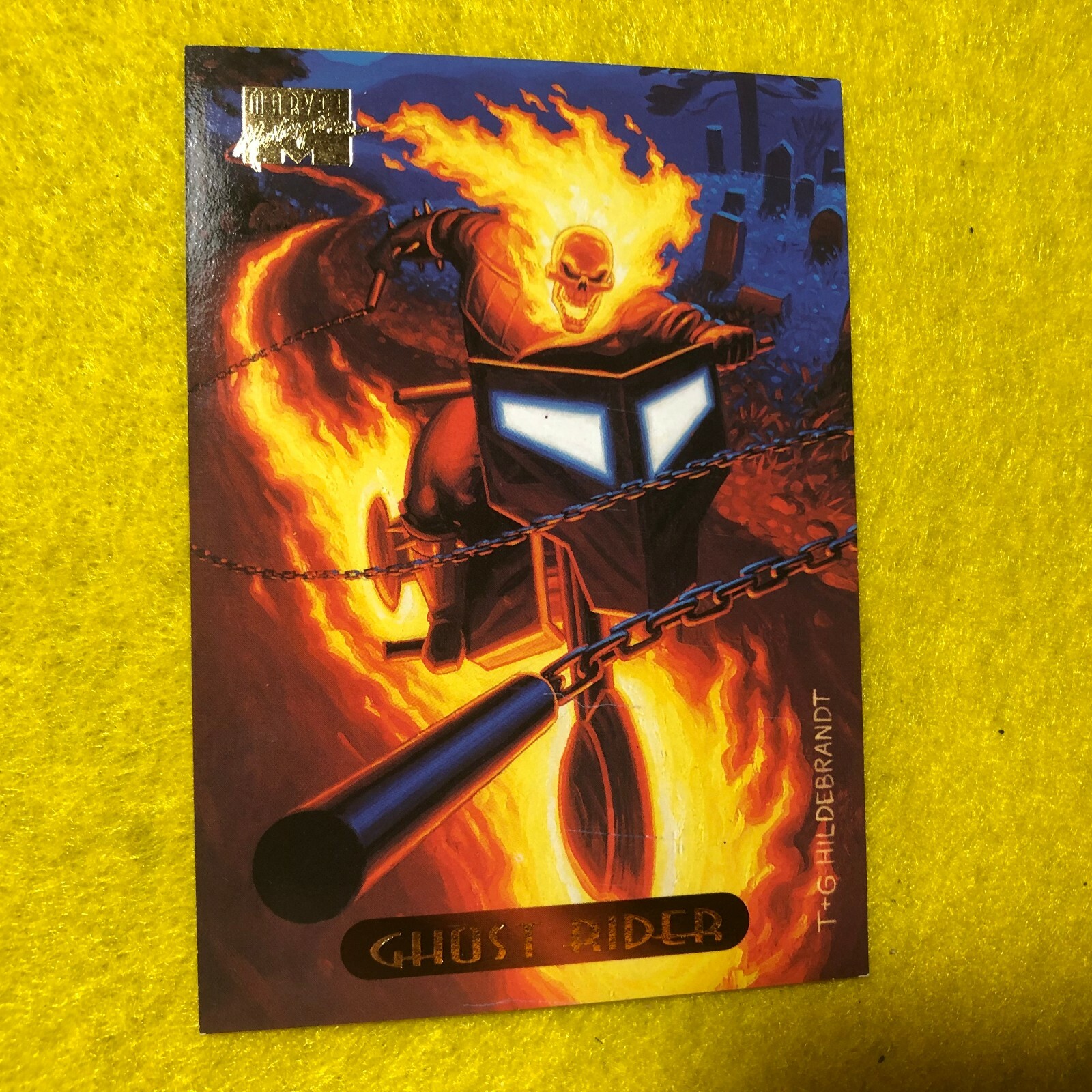 1994 MARVEL MASTERPIECES GHOST RIDER CARD 42 MINT WITH COMBINED S/H | eBay