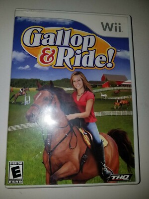 Gallop & Ride Nintendo Wii THQ Interactive Media 785138302287| eBay