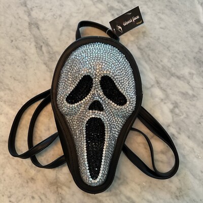 Rhinestone Bling Ghostface Scream Backpack Spirit Halloween (Next Day ...