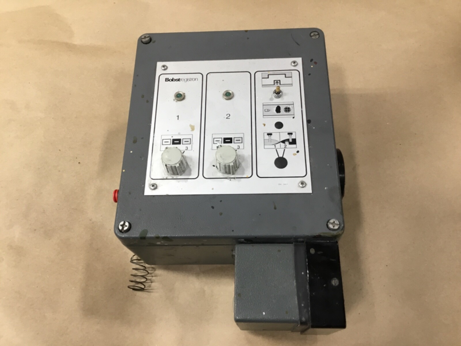 BOBST 703-YB REGISTRON Control Box 322-7 Circuit Board Bobstregistron ...