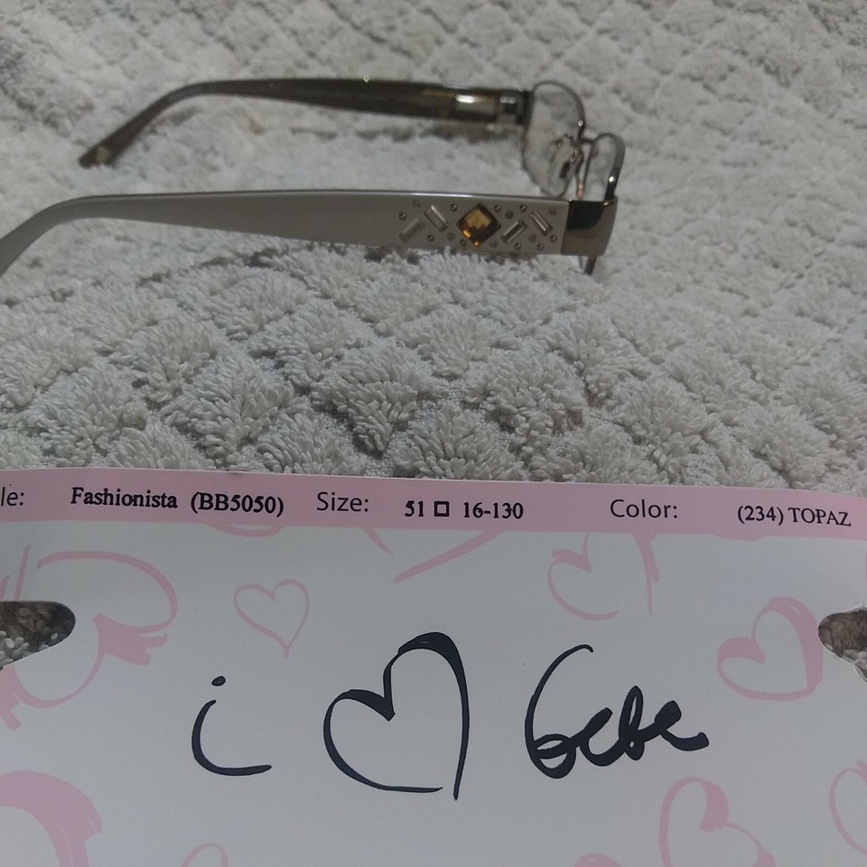 *New* BeBe. BB5050 Topaz 51/16-130 Eyeglass Frames | eBay