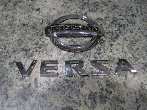 Nissan Versa Rear Lid OEM Emblem Badge Symbol Set 2012 | eBay