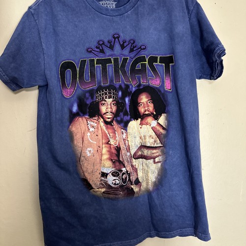 Outkast Graphic T-Shirt Size M Unisex Vintage Style Blue Graphic Tee ...