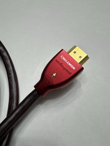 AudioQuest Cinnamon 2m/6’8” HDMI Cable - 1080p-120Hz 4k 3D Red/Black | eBay