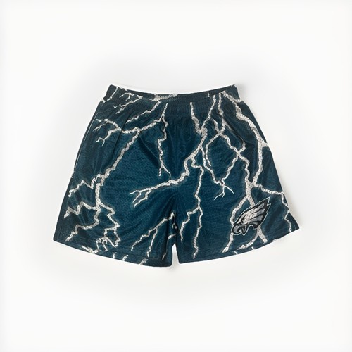 Official NFL Eagles Chalk Line Lightning Retro Mesh Shorts Size Small ...