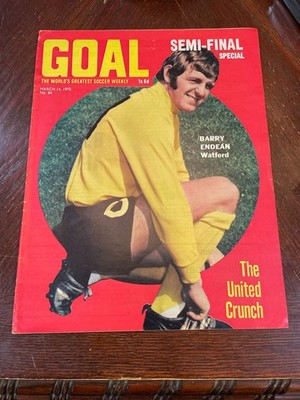 Goal Soccer Weekly Magazine: No 84, March 14, 1970, Very Good Condition ...