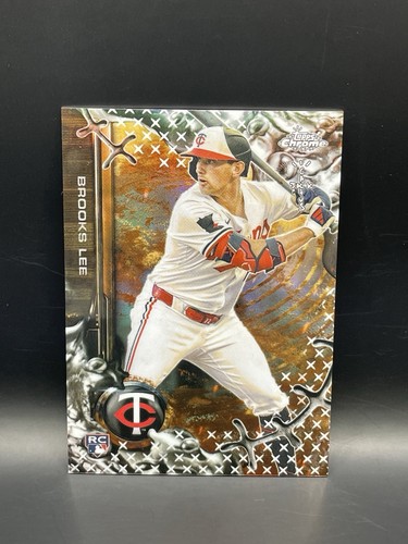 2025 Topps Chrome Cactus Jack Brooks Lee RC Refractor Minnesota Twins ...