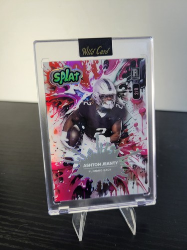 2025 Wild Card Splat Football Ashton Jeanty 2/8 and ashton jeanty 3/8 ...