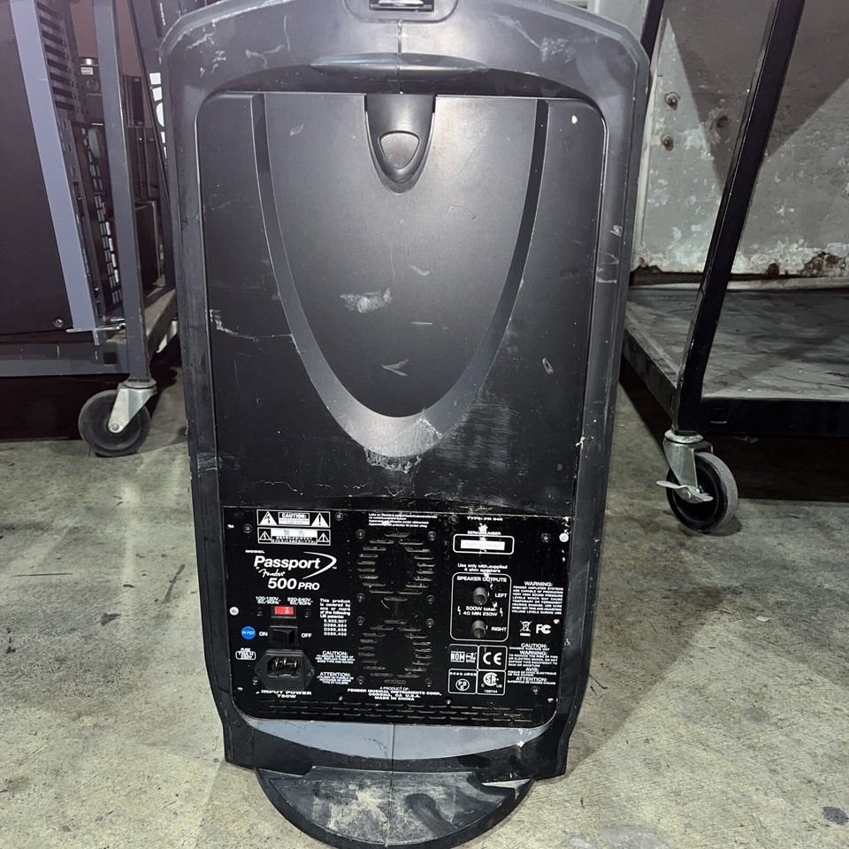 FENDER PASSPORT 500 PRO PORTABLE AMPLIFIER ONLY | eBay