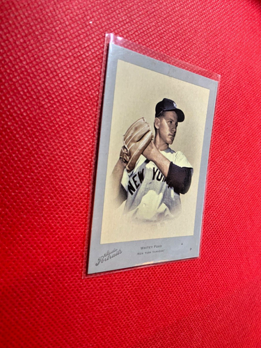 WHITEY FORD 2005 20/20 Donruss Studio Portraits CERTIFIED GRAY COLOR SP ...