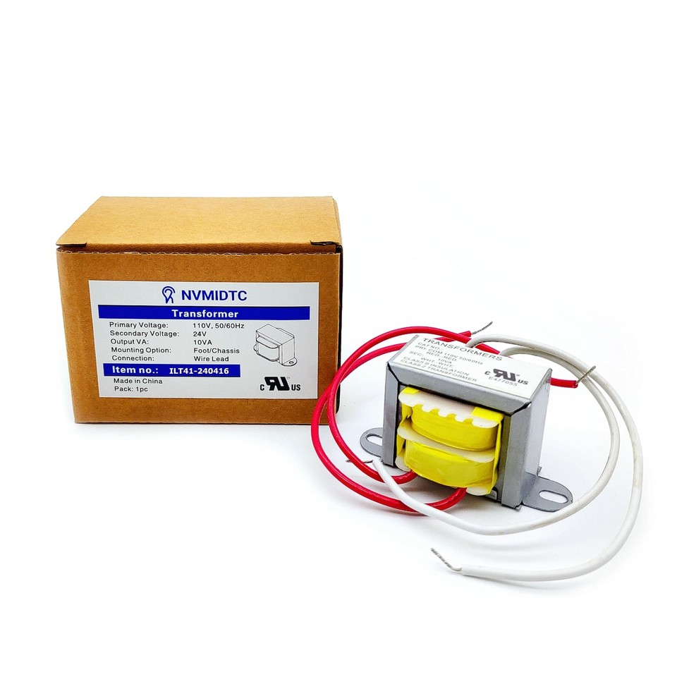 AC/AC Power Transformer Input 110V 50/60HZ Output AC 24V 10VA Single ...