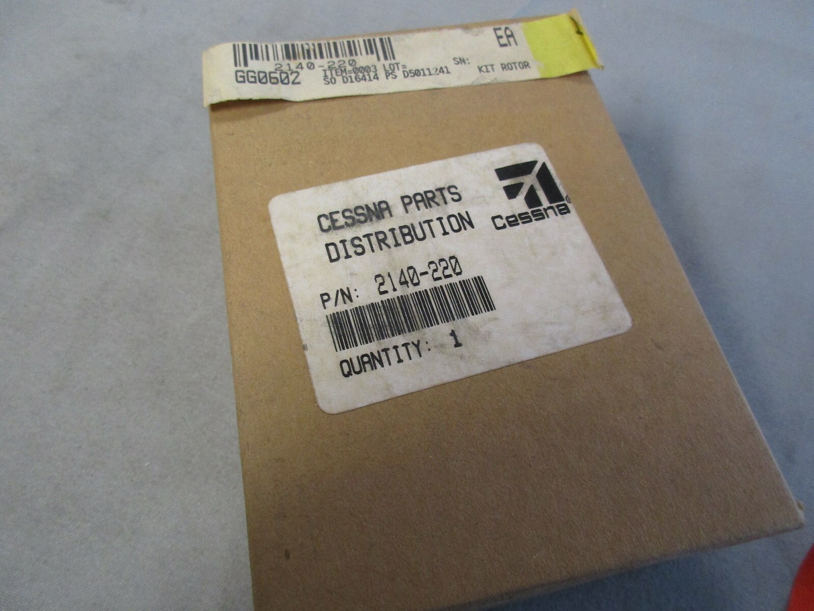 Cessna Aircraft Rotor Kit, P/N 2140-220 (TA) New Surplus | eBay