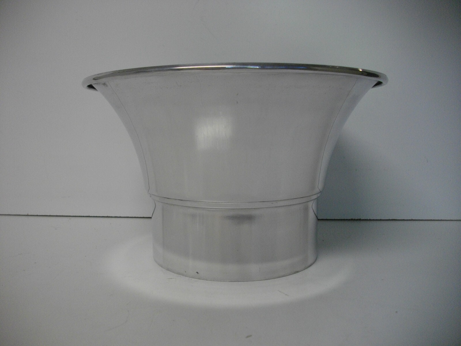 Short Spun Velocity Stack polished aluminum hot rat rod v-drive jet ...