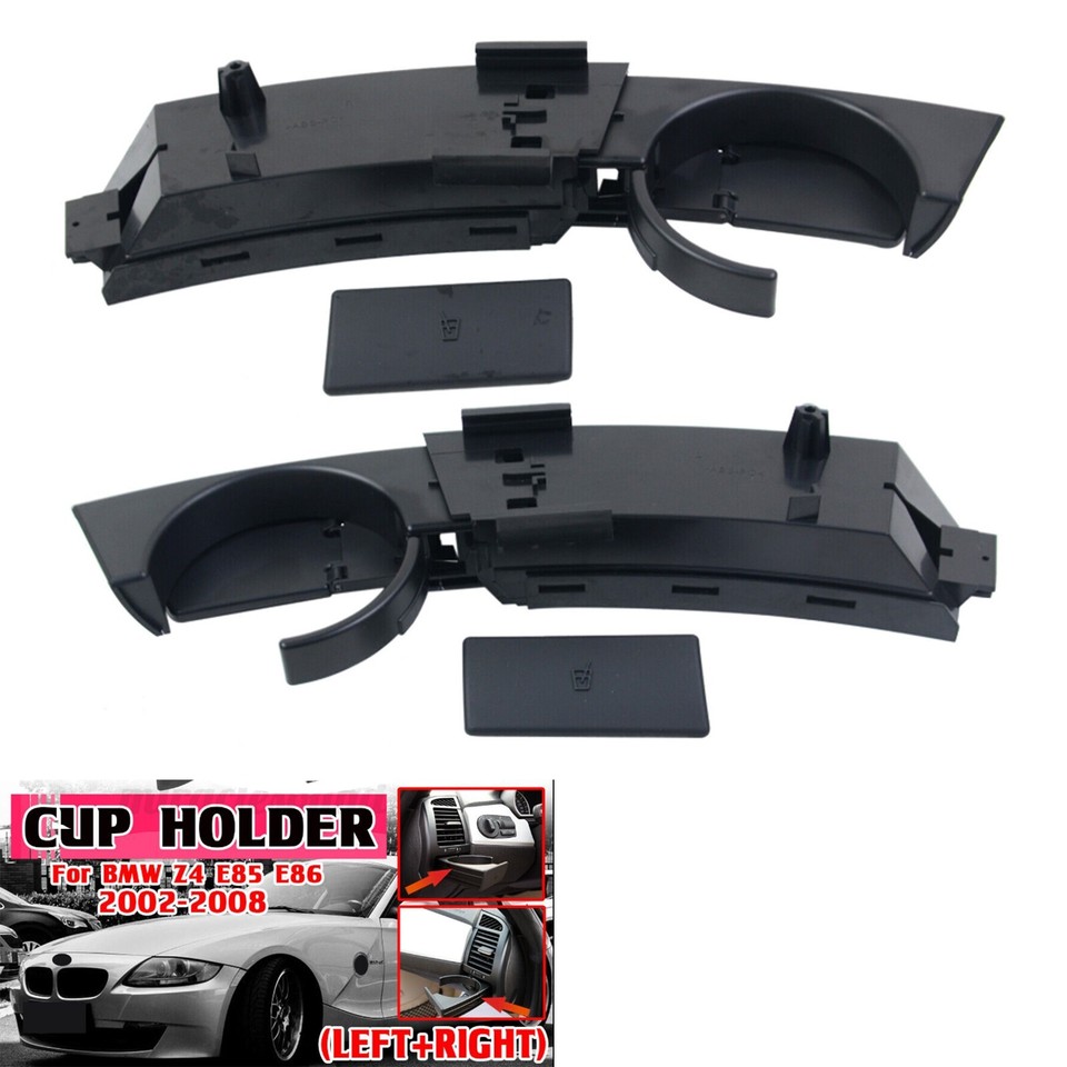 2 PCS Black Cup Holder For 2003-2008 BMW Z4 E85 E86 51457070323 ...