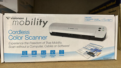 Visioneer Mobility Mobile Color Cordless Scanner 300 DPI with ...