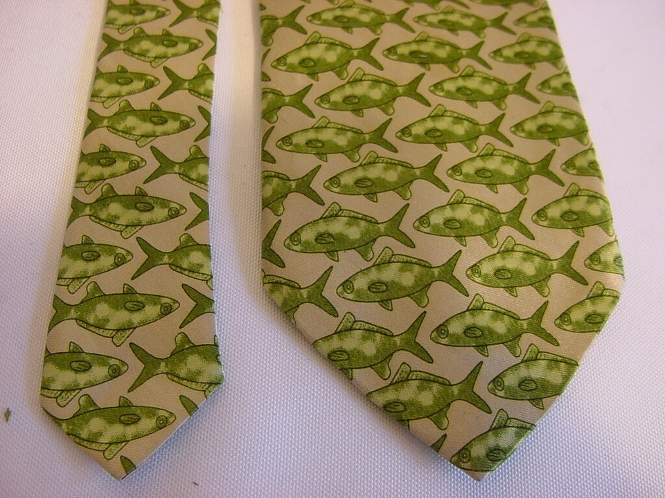FISH NECKTIE NECK TIE | eBay