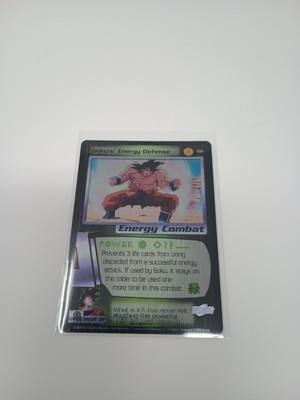 DBZ Dragon Ball Z FOIL Goku's Energy Defense 108 CCG Unlimited Saiyan ...