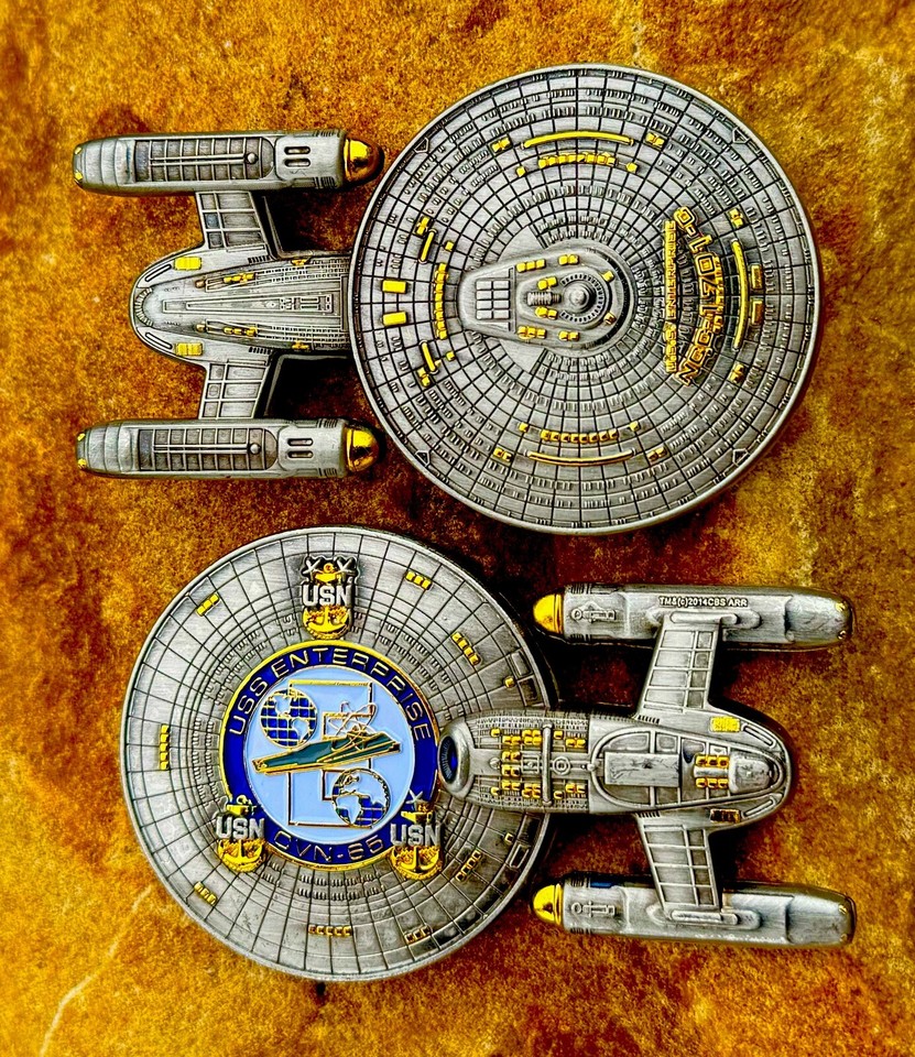 Star Trek Space Ship Starship USS Enterprise CVN-65 Trekkie Military ...