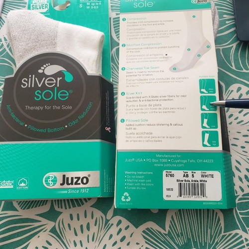 JUZO SILVER SOLE - UNISEX COTTON ABOVE ANKLE SOCKS ODOR REDUCTION SIZE ...