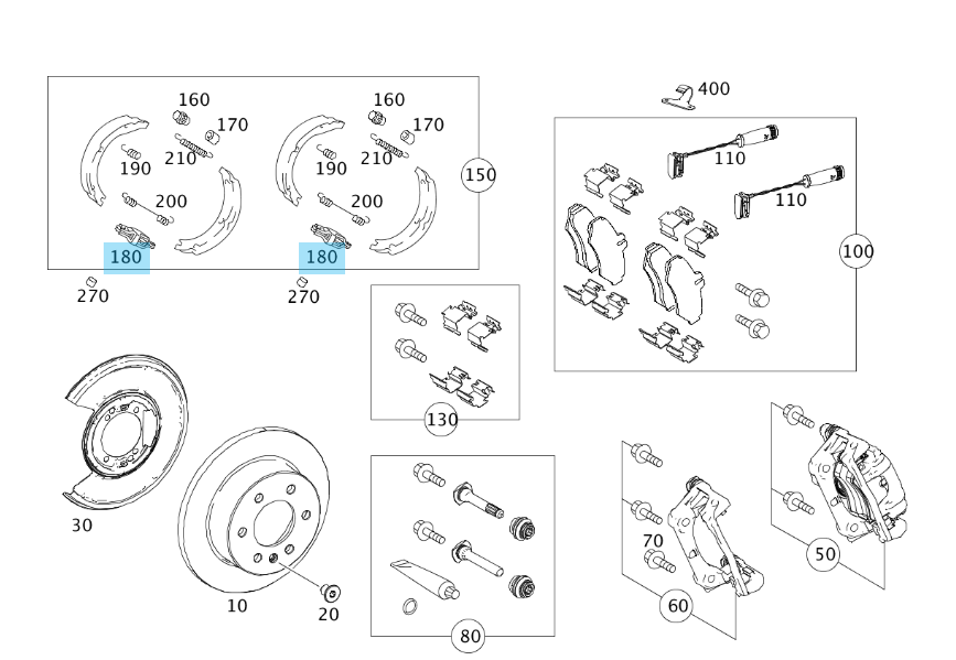Genuine Mercedes Sprinter Expansion Lock For Rear Brake Shoe Shackle ...