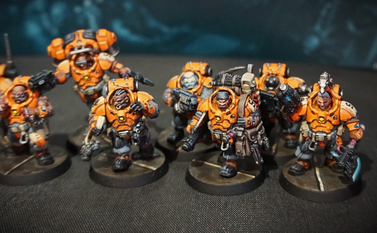 Kill Team: Hearthkyn Salvagers painted Warhammer 40k Leagues of Votann ...