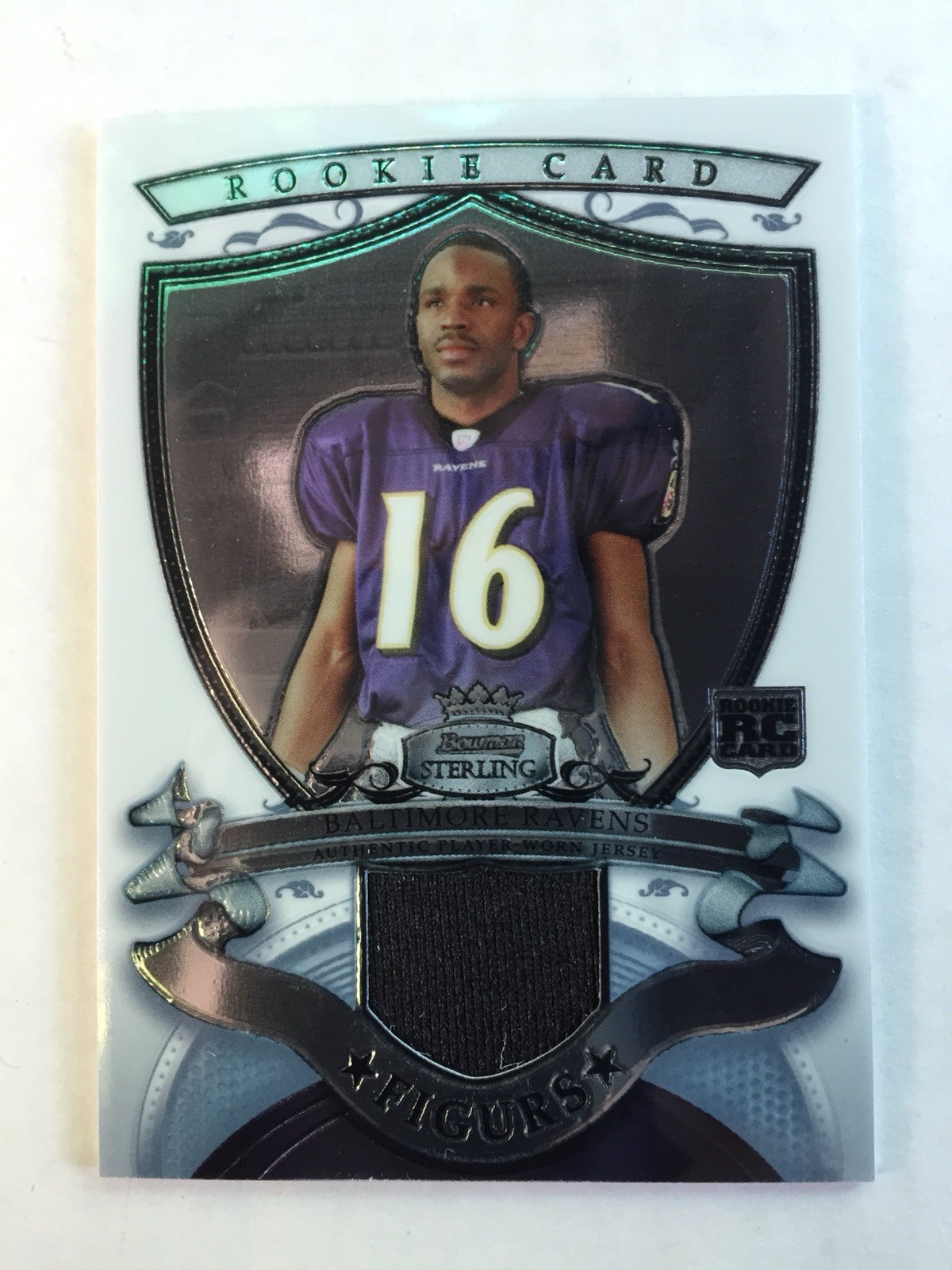 YAMON FIGURS 07 Bowman Sterling Rookie Jersey Baltimore ravens | eBay
