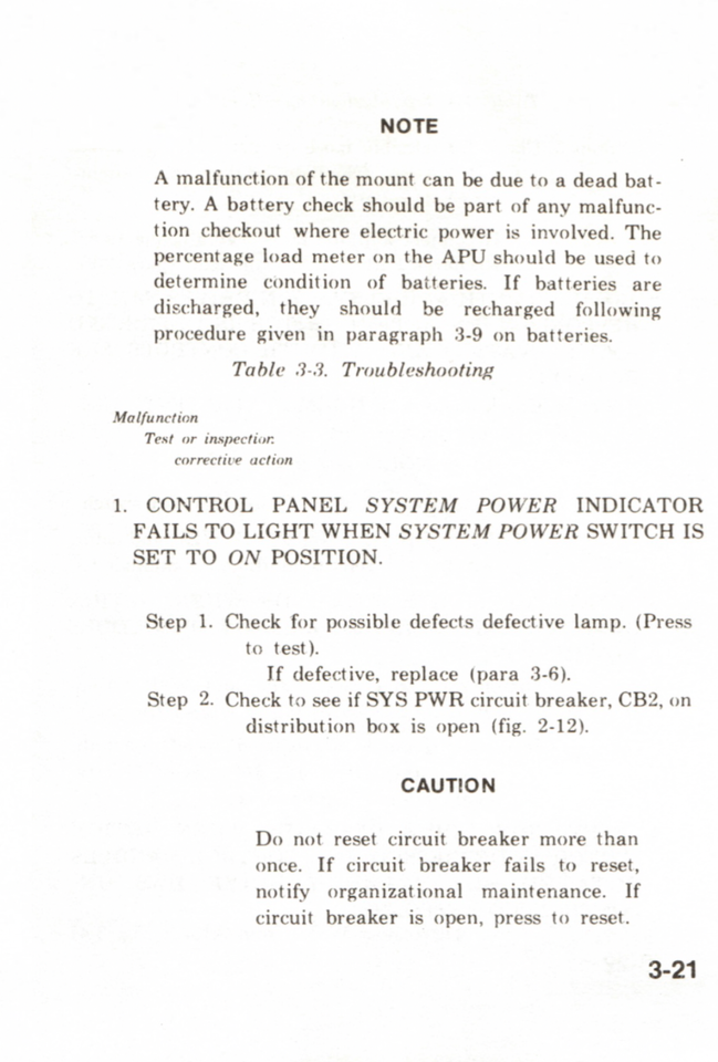 72 Page 1973 TM 9-1005-286-10-2 M167 VULCAN VADS Air Defense Manual on ...